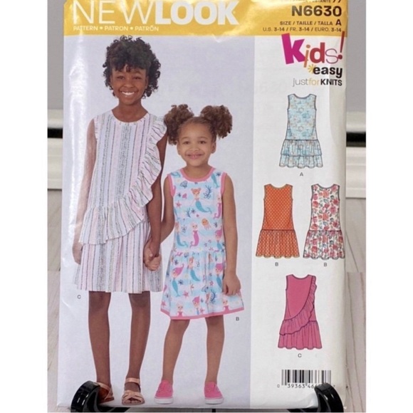 New Look | Dresses | 5 For 25 New Look N663 Kids Sewing Patterns Uncut ...